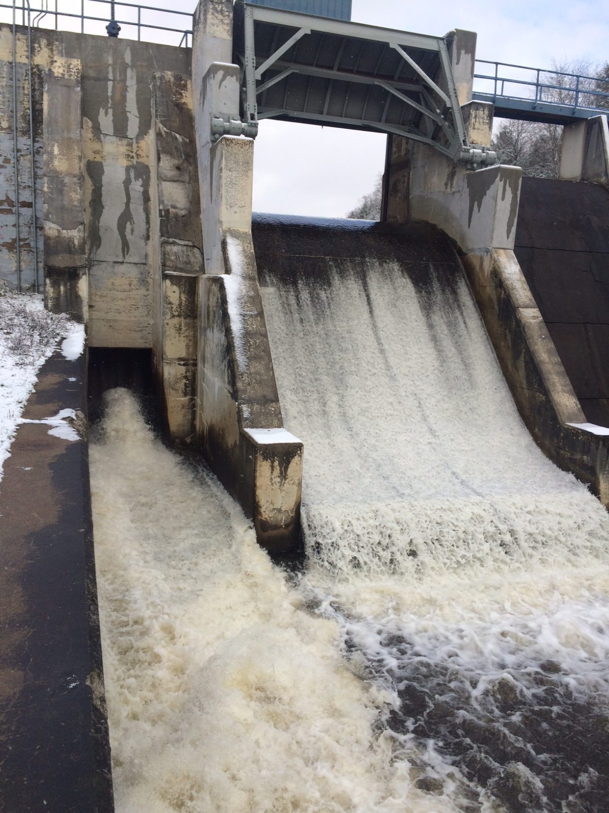 Stewart’s Landing Dam and Water Level